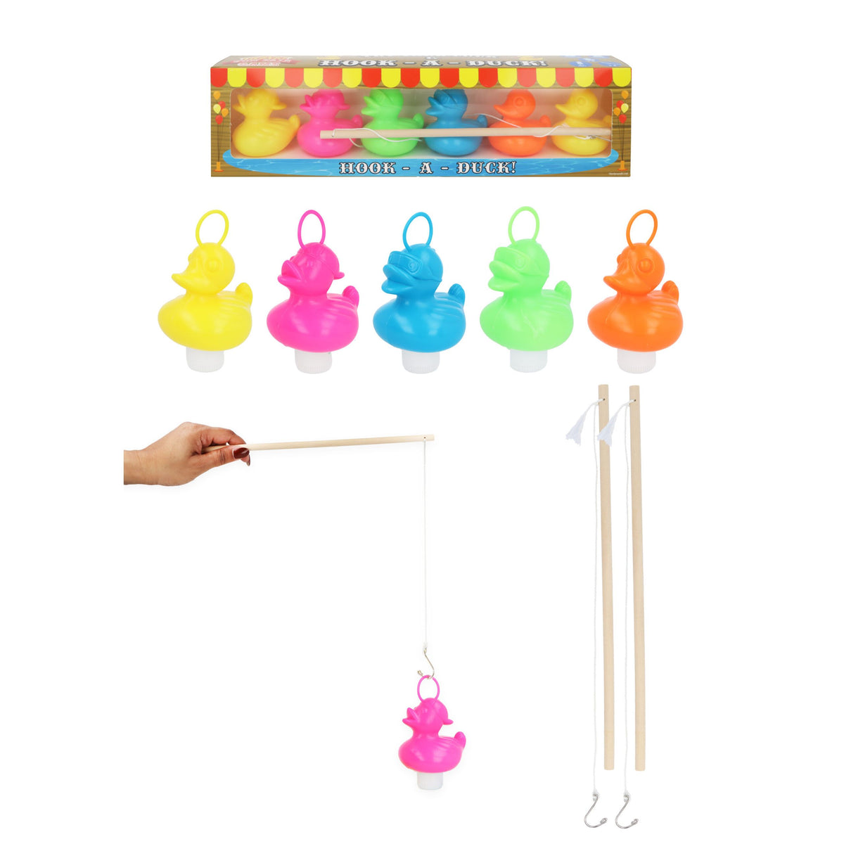 Weighted Hook-a-Duck Game with 8 Pieces - Quantities of 4 – TC Toys